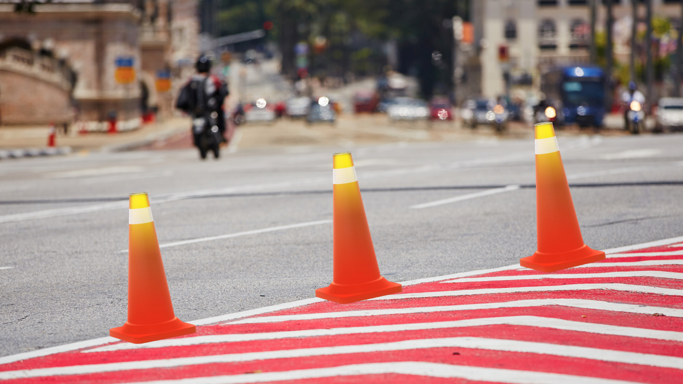 El cono de tránsito y sus funciones - Señalamientos Viales