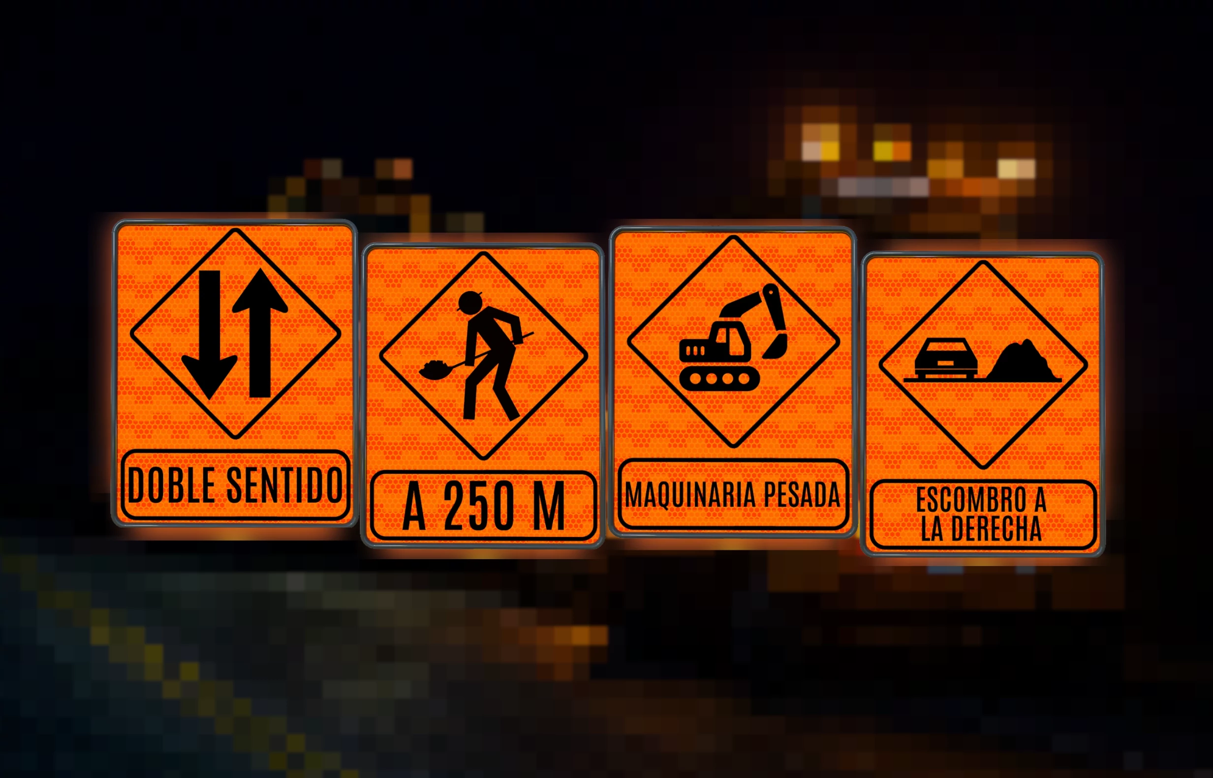 Señales de color naranja ¿Ya las conocías? - Señalamientos Viales
